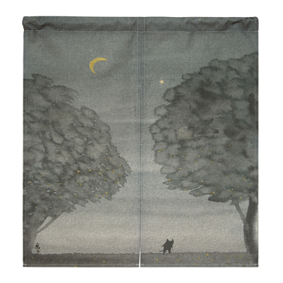 暖藻&张乐陆么么黑 厨房布艺隔断帘2026新款卫生间遮挡帘棉麻半帘