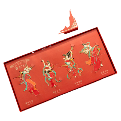 天色敦煌书签黄铜金属书签