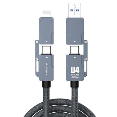 双typec全功能数据线四合一