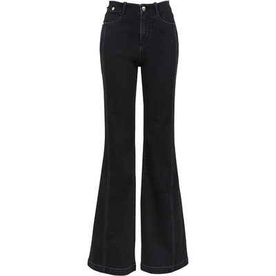 ONLY修身喇叭裤牛仔裤