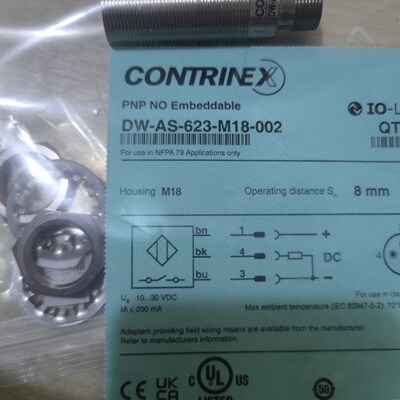 DWAS623M18002康睿得CONTRINEX传感器全新现货现货无票单价