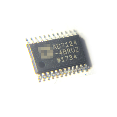 AD7124-4BRUZ AD7124-4BRU 贴片TSSOP-24 模数转换器IC 全新原装