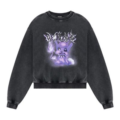 中性小怪兽卫衣WE11DONE运动