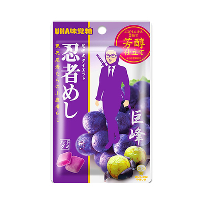 UHA悠哈忍者橡皮糖葡萄味20g