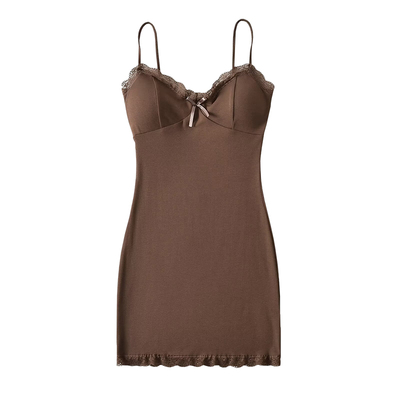 纯欲性感蕾丝吊带连衣裙包臀短裙