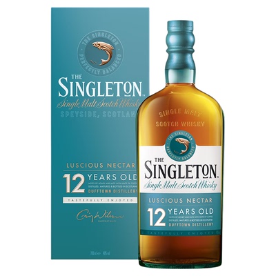 Singleton苏格登达夫镇12年700ML 苏格兰单一麦芽威士忌进口洋酒