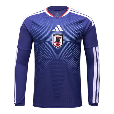 Adidas/阿迪达斯正品日本队男士时尚足球运动修身透气T恤JZ9681