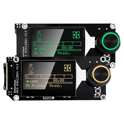 3D打印机显示屏MKS MINI 12864V3.0智能控制屏LCD屏SD卡正/侧插款 DIY配件
