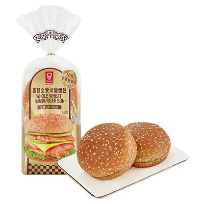 嘉顿全麦汉堡面包胚260g/袋*2
