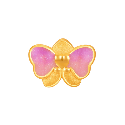 明牌珠宝黄金童话奇遇系列转运珠 硬金荧光串珠足金女手串AFP1096