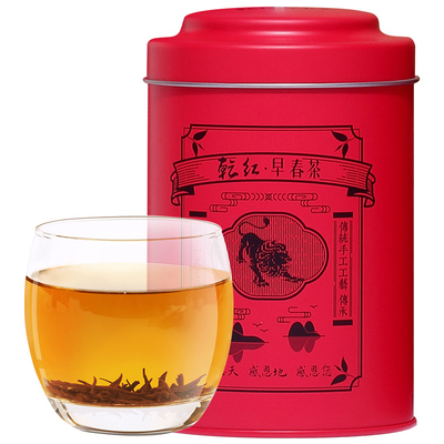 2026新茶现货乾红早春宜兴8800明前感恩红茶叶独立自己喝单罐100g