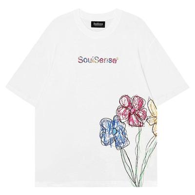 SoulSense潮流手绘画情侣装短袖