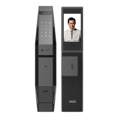 VOC智能锁指纹锁米家电子锁可视猫眼家用防盗门人脸识别密码锁T10