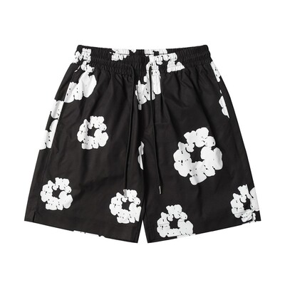 FOG高街DENIM TEARS木棉花印花五分裤潮牌美式休闲夏威夷沙滩短裤