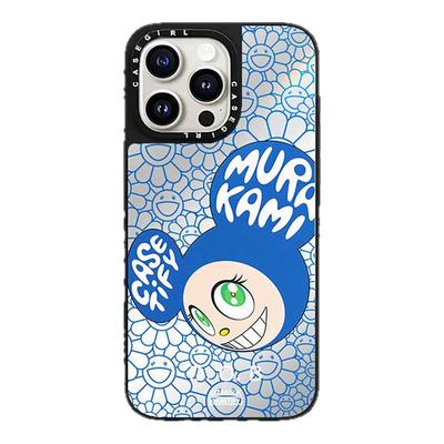 CASEGIRL新款村上隆联名苹果手机壳适用17promax防摔全包16plus高级感15pro镜面14por日韩13防摔12/11保护套