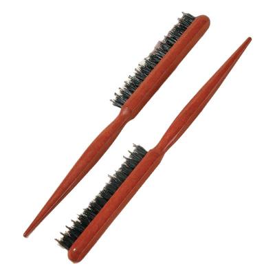 猪鬃毛打毛尖尾梳子专用造型