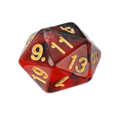 多面数字骰子色子coc20面运算号