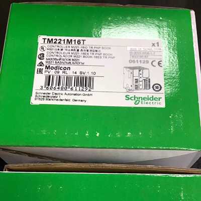 议价施耐德TM221M16T控制器16点输入输出全新原装正品
