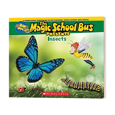 英文原版 Magic School Bus Presents Insects 神奇校车自然科学绘本 昆虫 英文版 进口英语原版书籍儿童全英语书