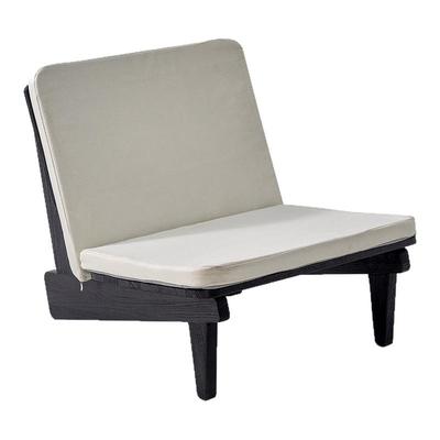 森仰侘寂风烧桐木中式复古沙发椅