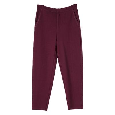 【ZOLLE因为】百搭显瘦修身极简铅笔裤秋冬新品