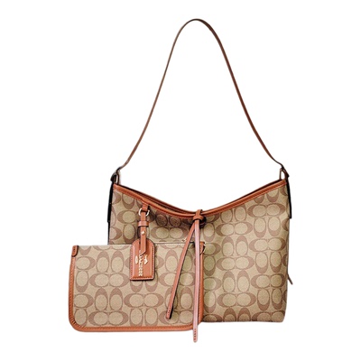 印花凯瑞奥包包时尚百搭大牌轻奢机场包软皮大容量单肩斜挎包蔻家