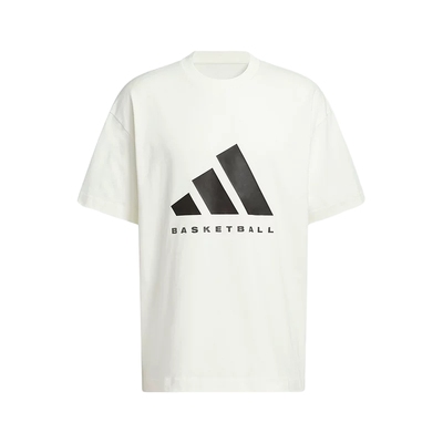 adidas阿迪达斯短袖26新款中性棉质篮球运动宽松圆领T恤 JZ9528