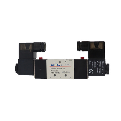 二位五通电磁阀双线圈4V220一08