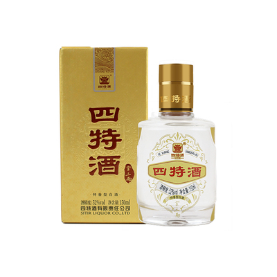 四特150ml白酒52度特香型金三两