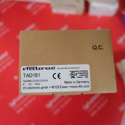 议价IFM TAD181 易福门全新温度传感器 TAD088KLES30-A-ZKG/US