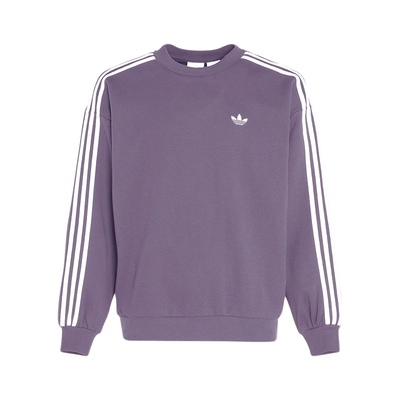 阿迪达斯三叶草男棉质篮球风运动宽松长袖圆领卫衣套头衫 KG3900