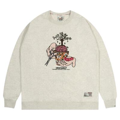 大脑盆栽GRAF重磅帽衫卫衣