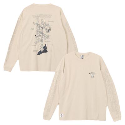 CHUMS洽洽鸟宇宙系列春秋长袖T恤