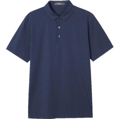 雅戈尔弹力宽松翻领短袖Polo衫