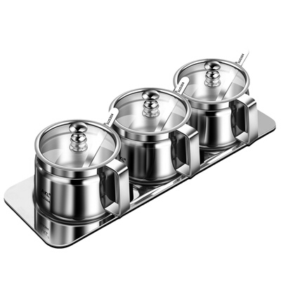 AKL304钢带手柄不生锈加厚调料罐