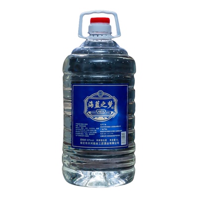 海蓝之梦42度52度白酒纯粮食酒10斤桶装大容量散装高度白酒泡酒