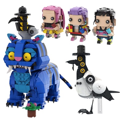 kpop猎魔女团周边积木