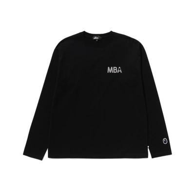 MR.BATHING APE男装25年春夏字母图案简约基础款长袖T恤301111O