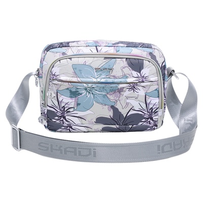 女单肩包印花包包2025新款潮小清新秋冬牛津布斜挎包休闲百搭挎包