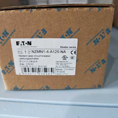议价伊顿穆勒NZMN1-4-A125-NA新品UL认证CSA认证4极塑壳断路器