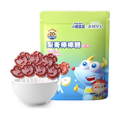 儿童梨膏棒棒糖小鹿蓝蓝