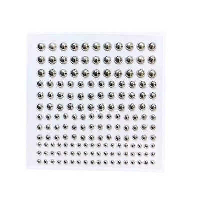 眉钉贴唇钉贴自粘免打孔泪钻无洞个性酒窝假眉鼻耳钉贴唇环肚脐钉