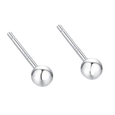 S925银养耳洞简约通勤百搭耳钉女