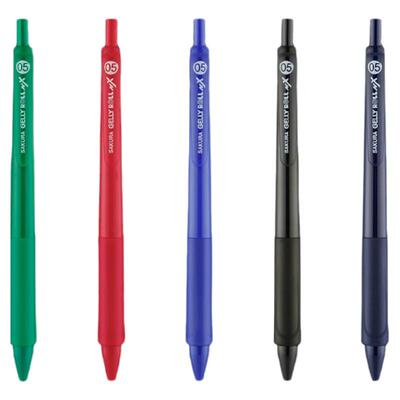 樱花三角笔杆大笔夹按动中性笔