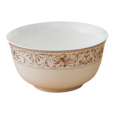 民生逐鹿高温陶瓷金边陶瓷碗盘