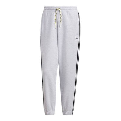 adidas阿迪达斯三叶草运动裤男毛圈布休闲宽松针织长裤 KC0119