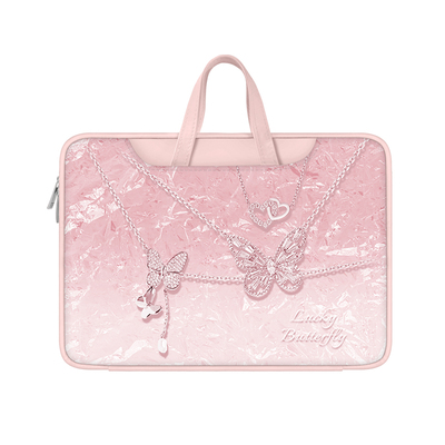 原创插画笔记本重磅电脑包防水