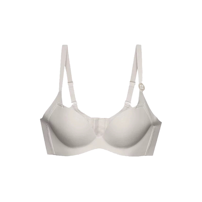 无钢圈内衣聚拢3/4中厚文胸