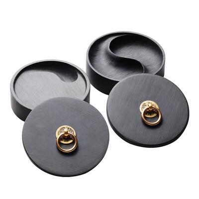 兰斋文房用品黄山6寸墨蝶歙砚