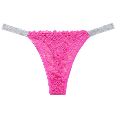 热辣蜜桃臀性感镂空蕾丝丁字裤女